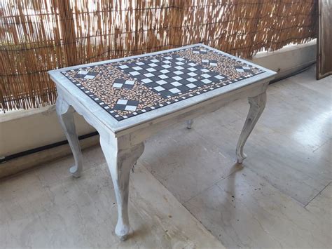 Checkered Mosaic Table