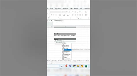 How To Use Textsplit Excel Exceltips Exceltutorial Spreadsheets Shorts Short Shortsfeed