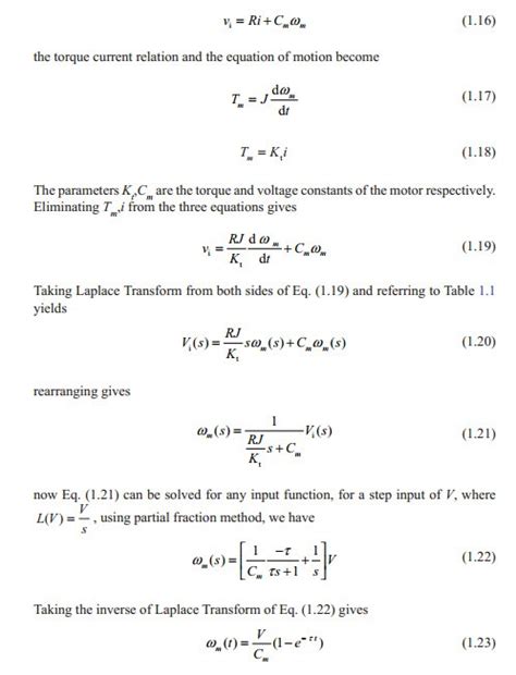 Feedback Control Theory Laplace Transform Electric Equipment