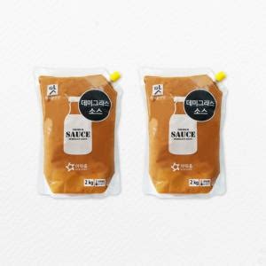 아워홈 행복한맛남 데미그라스소스 2kg 2개 에누리 가격비교