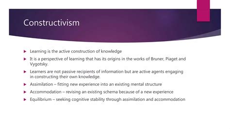 Constructivism And Humanism In Curriculum Pptx