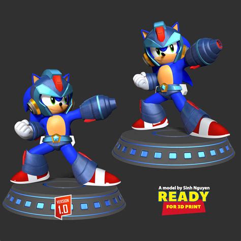 3d File Mega Sonic・3d Printing Design To Download・cults