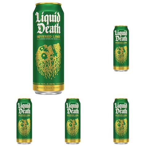 Liquid Death Severed Lime Sparkling Water Single 192 Fz