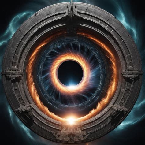 In An Apocalyptic Setting There Is A Stargate Portal Leading To