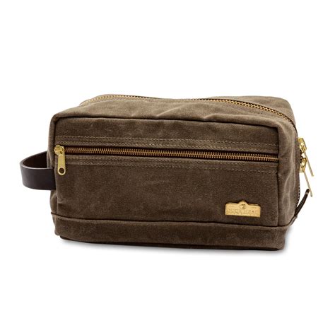 Waxed Canvas Dopp Kit The Old Fashioned