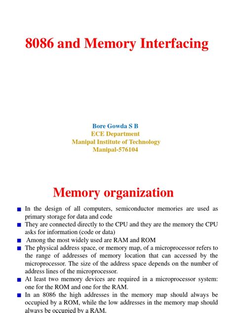 8086 and memory interfacing pdf pdf random access memory