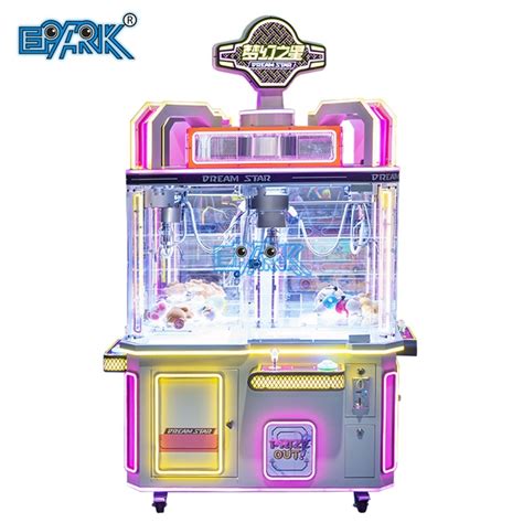 Amusement Park Arcade Coin Operated Dream Star Toy Crane Claw Machine