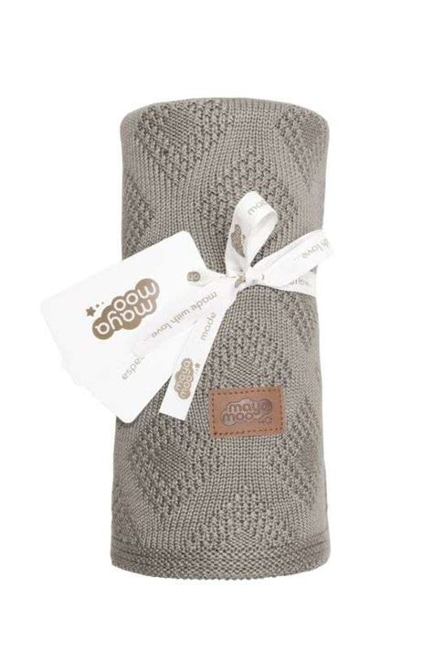 Pletená Bambusová Deka Do Kočárku Béžová