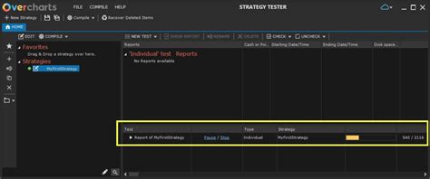 Strategy Tester Trading System Backtesting Overcharts Help Center