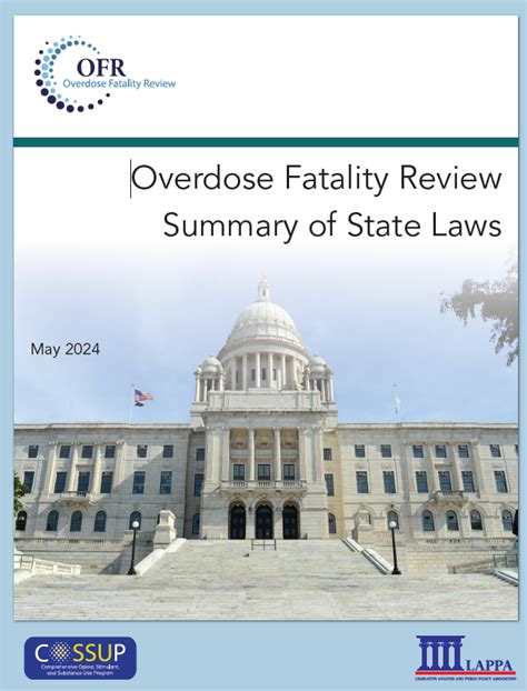 Overdose Fatality Review Summary Of State Laws Lappa
