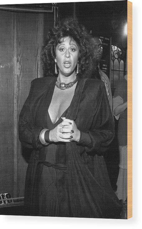 Lainie Kazan Before And After Lainie Kazan Wood Print By Mediapunch