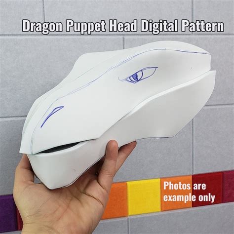 Foam Dragon Pattern Etsy