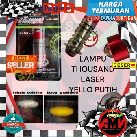 Jual Lampu Utama H6 Thousand Ac Dc Laser D2 Original Lampu Headlamp Helogen Lampu Utama Motor