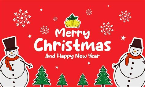 Simple Merry Christmas Vector Background 35355990 Vector Art At Vecteezy