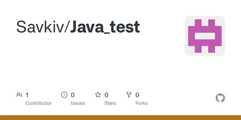 Github Savkivjavatest
