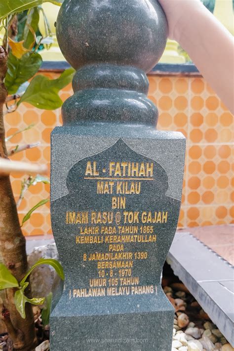 Makam Pahlawan Mat Kilau Galeri Mat Kilau Dan Amani Vanilla Temerloh