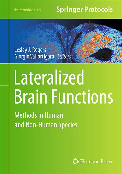 Lateralized Brain Functions Methods In Human And Non Human Species