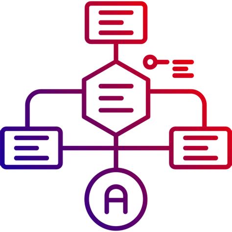 Flowchart Generic Gradient Outline Icon