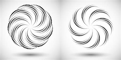 하프 톤 원 프레임 모든 프로젝트에 대 한 추상 도트 로고 엠블럼 디자인 요소 둥근 테두리 아이콘입니다 벡터 Eps10 그림입니다 점선 벡터 배경이 추상적입니다 0명에 대한