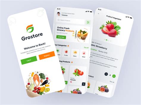Grocery Market Mobile App Ui Ux By Saiful Talukdar On Dribbble