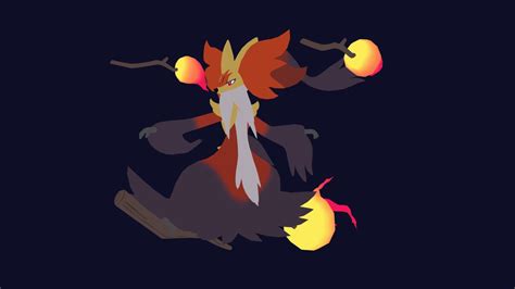 Mega Delphox Za Download Free 3d Model By Mariokart07 6e6bfcc