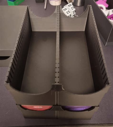 3d Printable Stackable Card Trays For All Cards Sizes Sleeved And Un Sleeved With Dividers