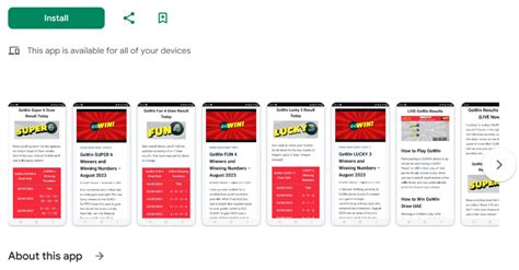 GoWin App Real Time Lottery Draw Results Winning Tips