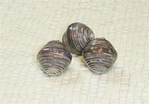 Focal Paper Beads Handmade Loose Supplies Set Of Three Etsy