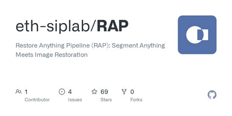 Github Eth Siplabrap Restore Anything Pipeline Rap Segment Anything Meets Image Restoration