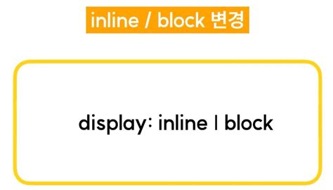 Inline 과 Block