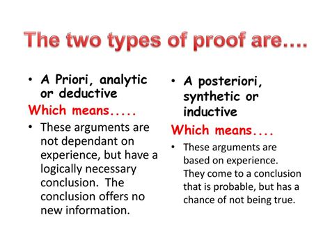 Arguments And Proofs Learning Objective Ppt Download