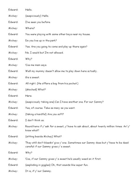 Being Seven Script Pdf