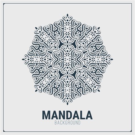 Mandala Flat Background Design Template 23889881 Vector Art At Vecteezy