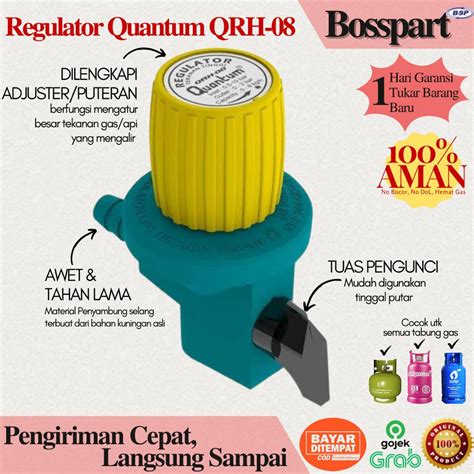 Regulator Gas Tekanan Tinggi Quantum Meter Qrh 09 Qrh 08 Regulator