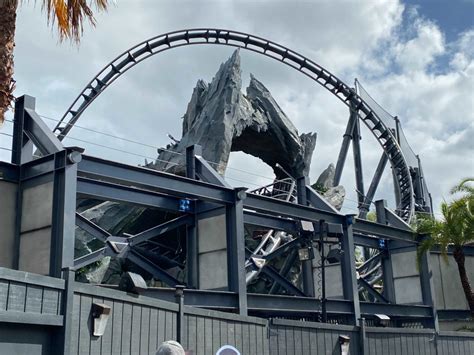 Photos Construction Continues On Jurassic World Velocicoaster At