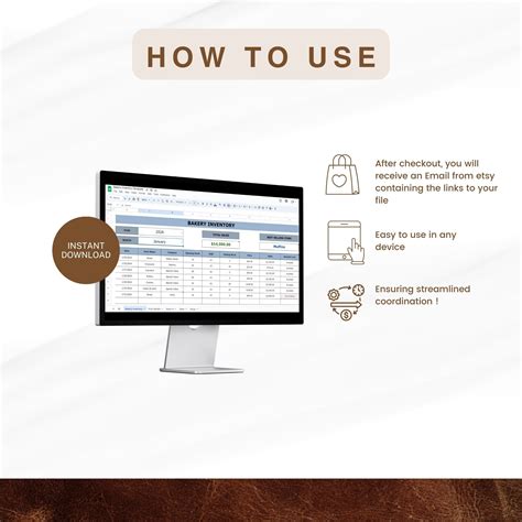 Efficiently Track Your Bakery Inventory With Our Comprehensive Bakery Spreadsheet Editable