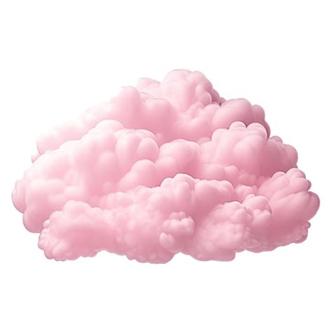 Pink Cloud Isolated 26991872 Png
