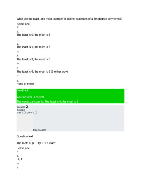quizez 2 pdf mathematical relations mathematical concepts