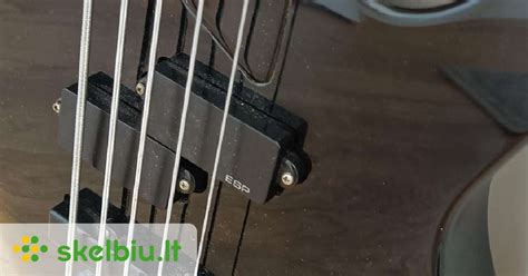 5 Stygų Bosine Gitara Esp Ltd Deklas Skelbiu Lt