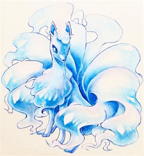Alolan Ninetales Pokemon Drawn By Masshushu123426 Danbooru
