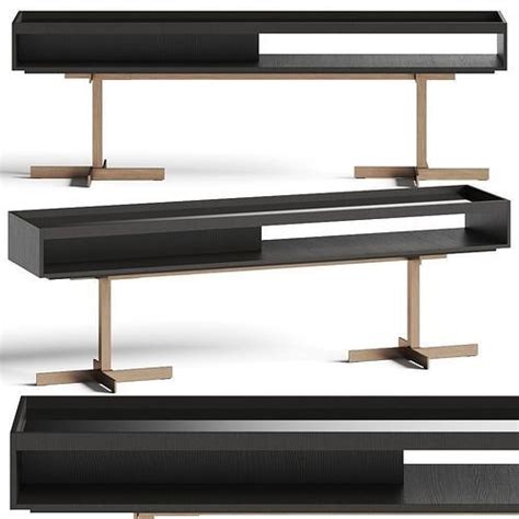 Minotti Close Console Table 3d Model Cgtrader