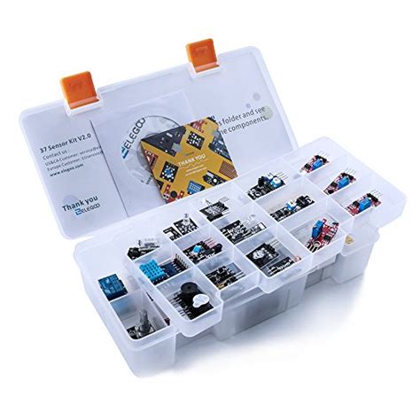 Купить Elegoo Upgraded 37 In 1 Sensor Modules Kit With Tutorial For