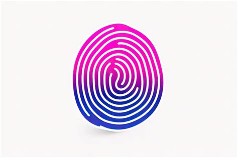 Premium Vector Fingerprints Biometric Data Identification Authorization And Verification Of