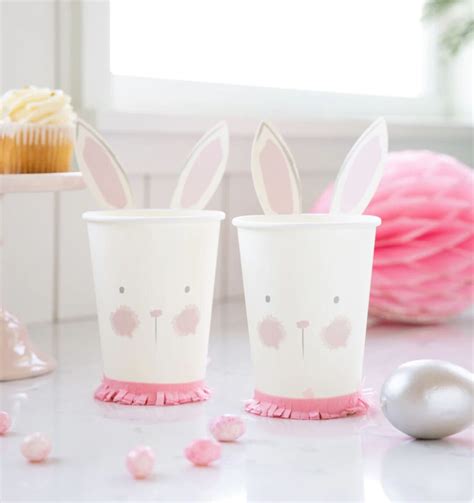 Easter Bunny Paper Cups Drink Cups Etsy