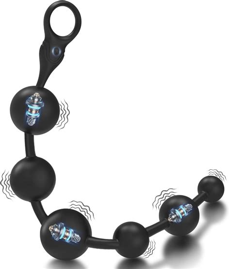 Vibrating Anal Beads Anal Toys Smam 12″ Insertable