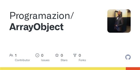 Github Programazionarrayobject