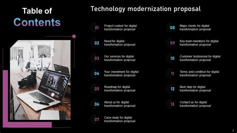 Technology Modernization Proposal Powerpoint Presentation Slides Ppt Example