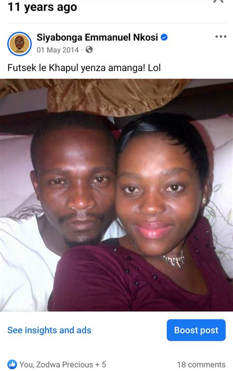 Siyabonga Our Relationship Was 2 Months Old Here Lapho Sihlangane Ku Facebook ️ ️ Facebook