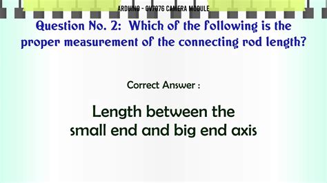MCQ Questions OV7076 Camera Module With Answers YouTube