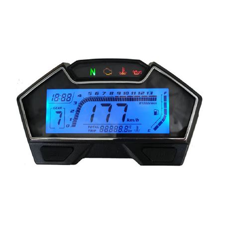 Lcd Motorcycle Speedometer Odometer Speed Fuel Ga Grandado
